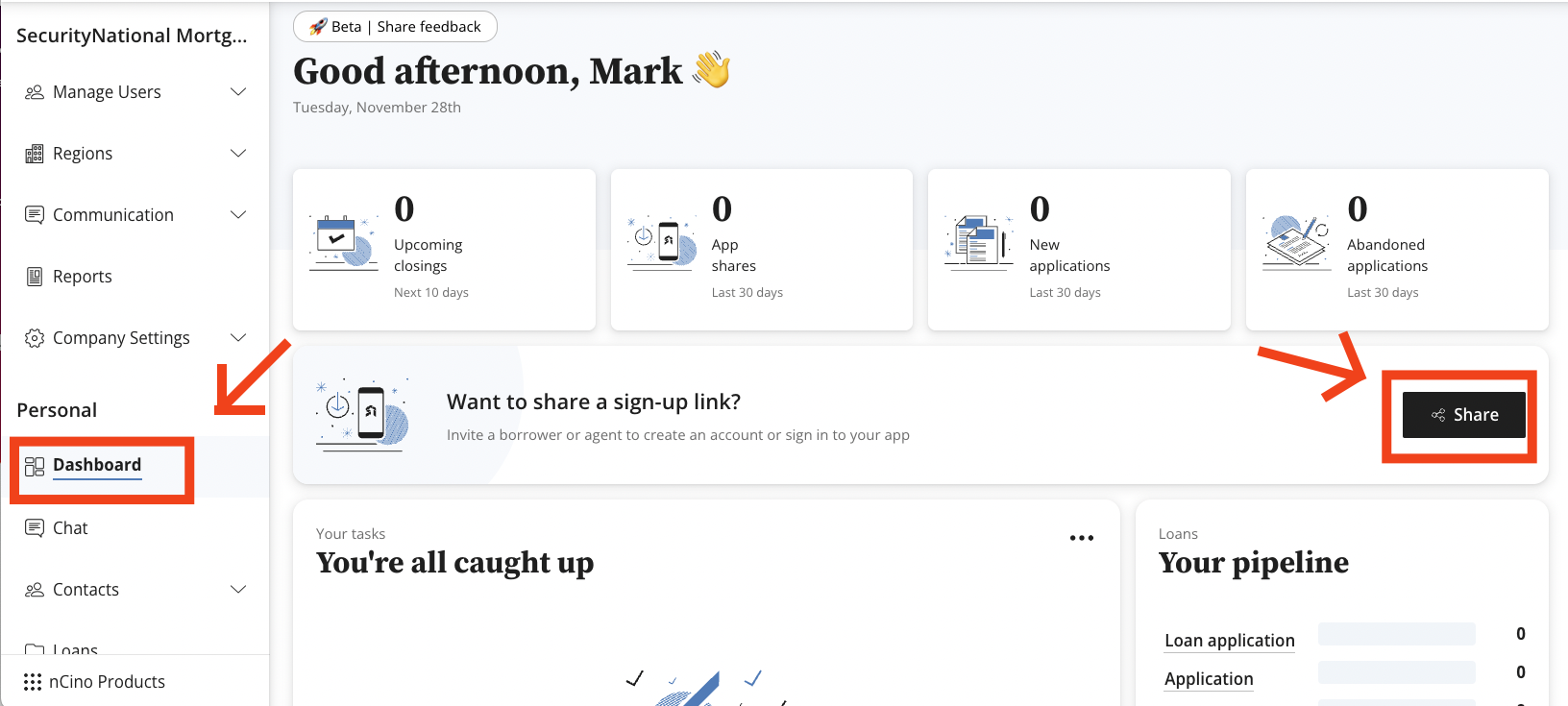 New SNapp App Share Flow | SecurityNational Mortgage Company